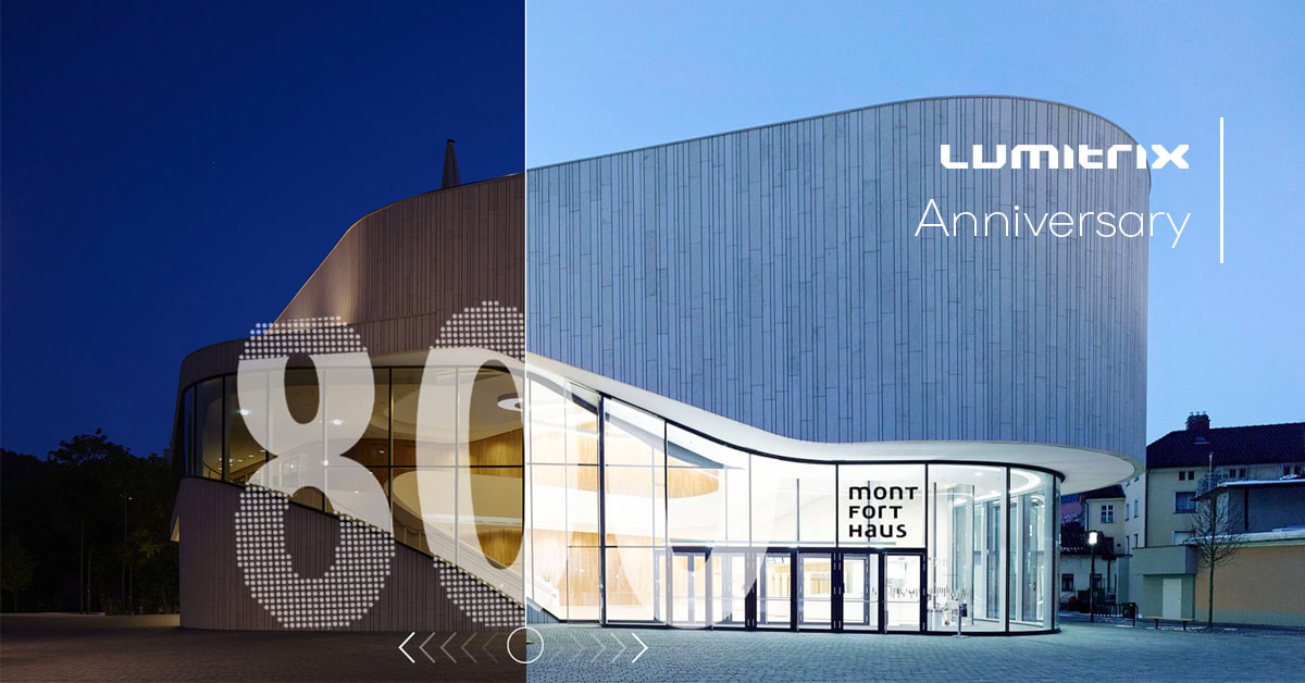 Celebrate Anniversary With Light / Building Projections | LUMITRIX